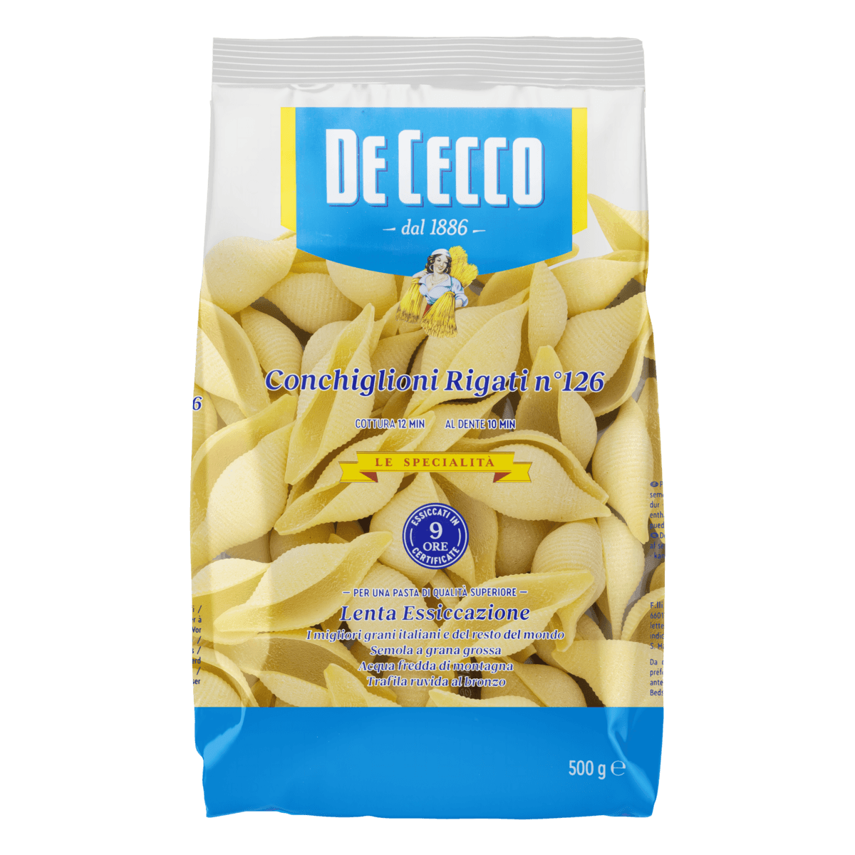 Macarrão Conchiglioni Ricati N 126 Cecco 500g