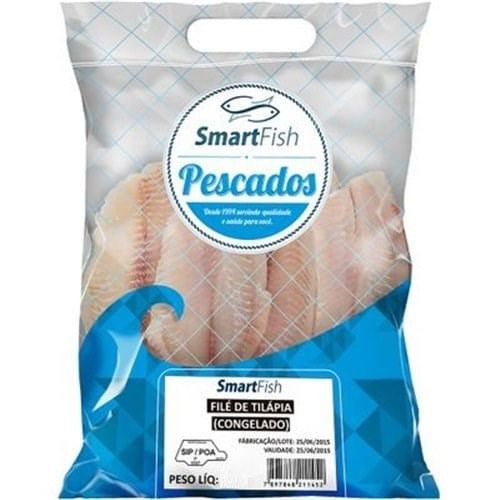 Filé de Peixe Congelado Tilapia Smart Fish 800g