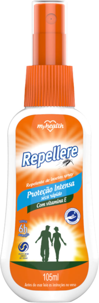 Repelente de Insetos Spray Proteção Intensa Repellere Frasco 105ml