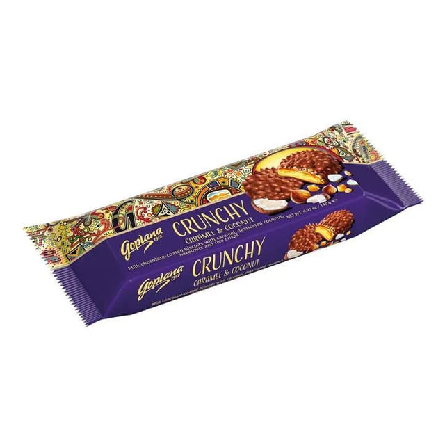 Biscoito Caramel e Cocoa Crunchy 140g