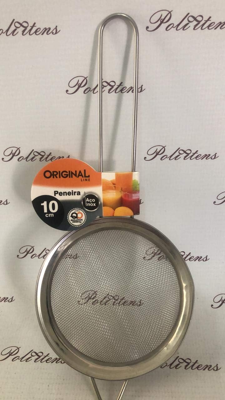 Peneira Em Aço Inox 10x23Cm Original