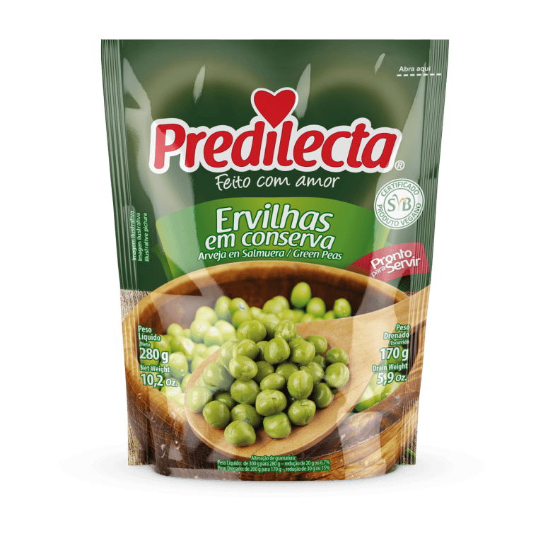 Ervilha Em Conserva Predilecta 170g Ervilha Em Conserva Predilecta 170g