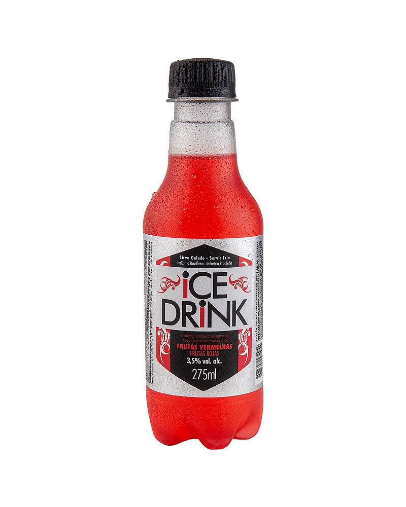Bebida sabor Frutas Vermelhas Ice Drink 275ml Bebida sabor Frutas Vermelhas Ice Drink 275ml
