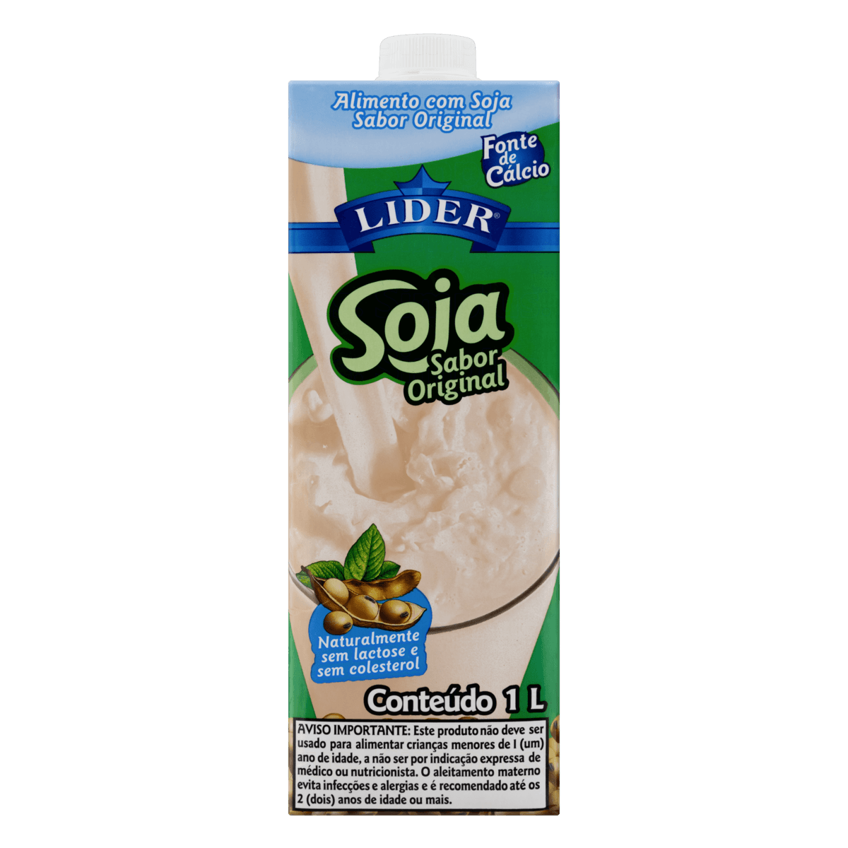 Bebida a Base de Soja Original Líder 1L