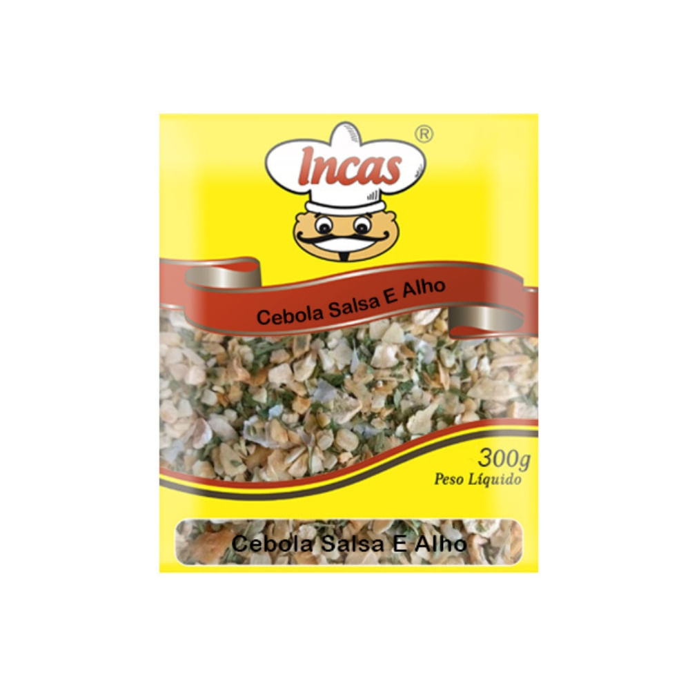 Tempero de Cebola, Salsa e Alho Incas 30g