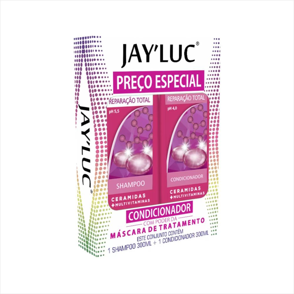 Shampoo Reparação Total Jay Luc 340ml
