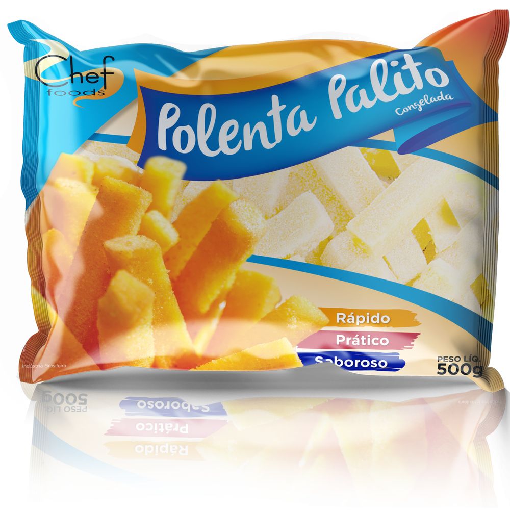 Polenta em Palito Congelada Cheff Foods 2kg